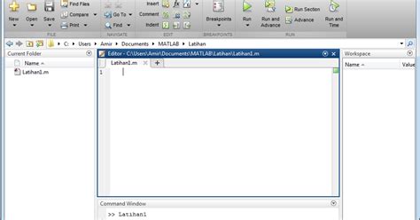 Catatan Amir M File Matlab Sebagai Skrip Program Dan Fungsi