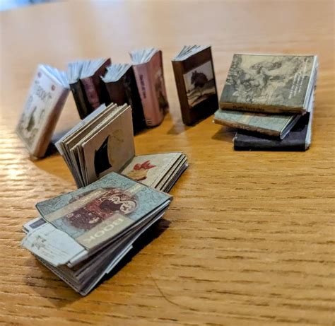 Tiny Books For Tiny Library Rminiatures