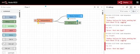 Facing An Issue Of Connecting Modbus Tcp General Node Red Forum