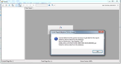 Windows How To Update The Setdatasource Dynamically On Crystal Report Stack Overflow
