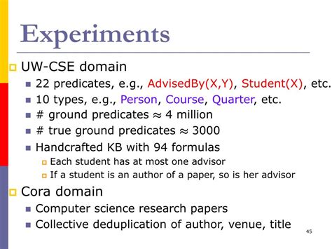 Ppt Learning The Structure Of Markov Logic Networks Powerpoint