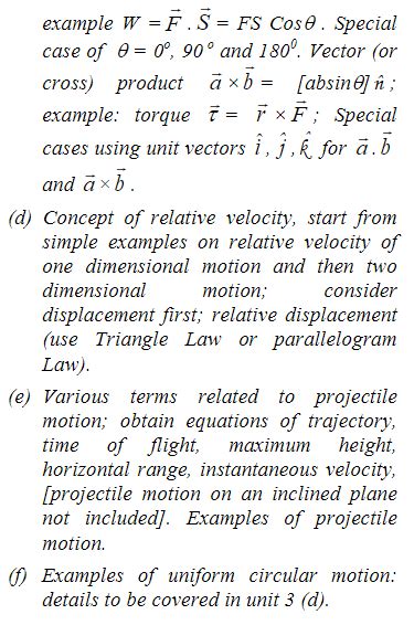 ISC Class 11 Physics Syllabus 2023 2024 Download Class 11th Physics Syllabus PDF