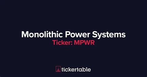What Does Monolithic Power Systems Do
