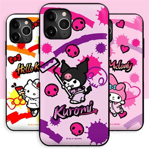 헬로키티 아트 마그네틱 카드범퍼 케이스 갤럭시a34 A53 A23 버디 와이드5 A52s A42 A32 A12 M12 A31 베드바츠마루 시나모롤 폼폼푸린 쿠로미 마이멜로디