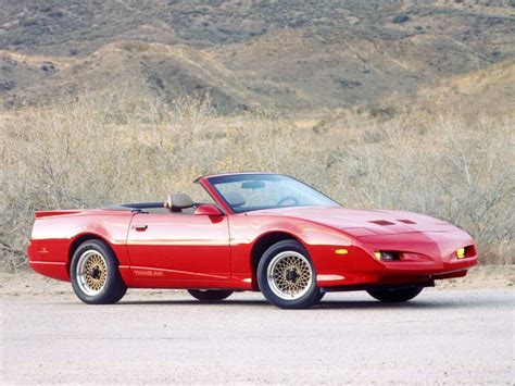 Pontiac Firebird Trans Am Convertible In The Desert