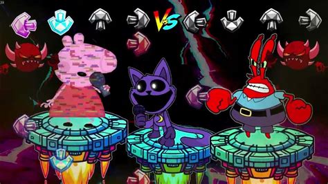 Funky Beats Extravaganza Peppa Vs Mr Krabs In An Animated Fnf