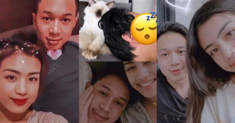 အိပ်ယာပေါ်တွင် နှစ်ခြိုက်စွာအိပ်မောကျနေတဲ့ချစ်ခင်ပွန်းအားပုံလေးခိုးရိုက