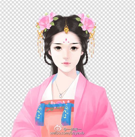 画师 步夜 古风立绘 言情插画 古风插画 橙光立绘 橙光古风立绘