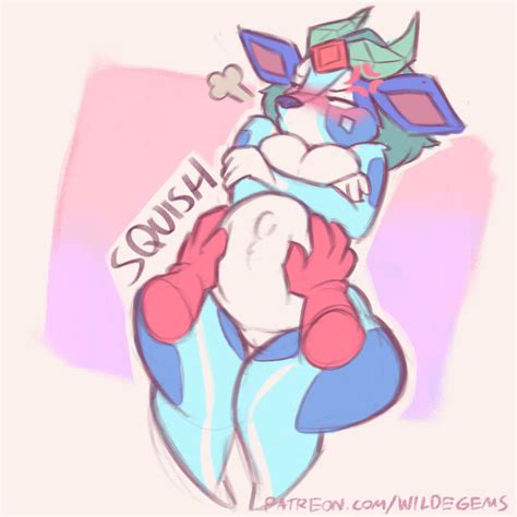 Rule 34 Angry Anthro Belly Belly Squish Big Belly Blue Body Blue Fur