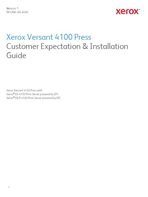 Xerox Versant 4100 Press Ceig V10 Pdf Paper Automation