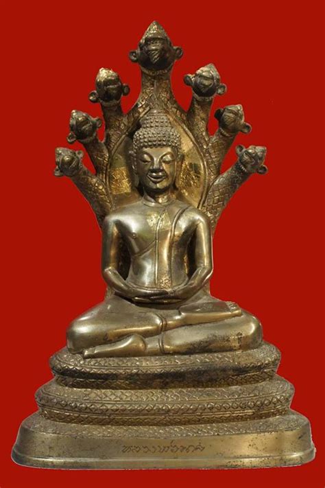 พระบูชาหลวงพ่อนาค วัดโพธิ์ชัยศรี จ อุดรธานี หน้าตัก 6 นิ้ว พระเครื่อง พระแท้ Webpra เว็บ พระ คอม