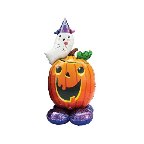 Ghost And Pumpkin Halloween Giant Balloon Spooky Halloween Party Decor