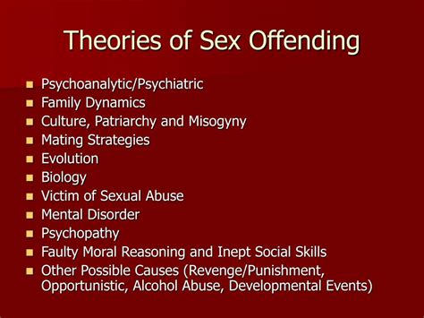 Ppt Neuropsychology In Adult And Adolescent Sex Offenders Powerpoint