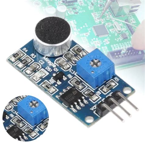 Whistle Switch Microphone Amplifiers Switch Detection Lm393 For Arduino