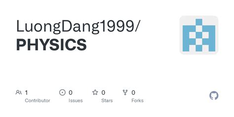 GitHub LuongDang PHYSICS
