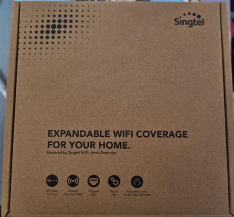 Singtel Wifi Mesh Extender Mobile Phones Gadgets Other Gadgets On Carousell