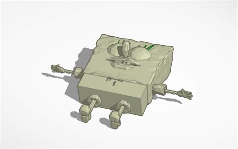 3d Design Spongebob Tinkercad