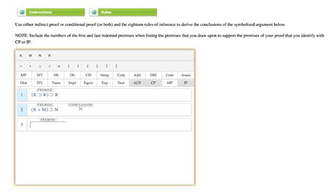 Solved Instructions Rules Use Either Indirect Proof Or Chegg Com