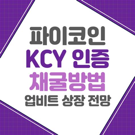 파이코인 Kyc 인증 시세 및 상장 전망까지 네이버 블로그