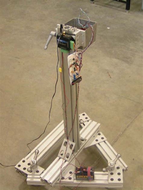 Photograph Of The Tilt Platform With Wireless Tilt Sensor System And
