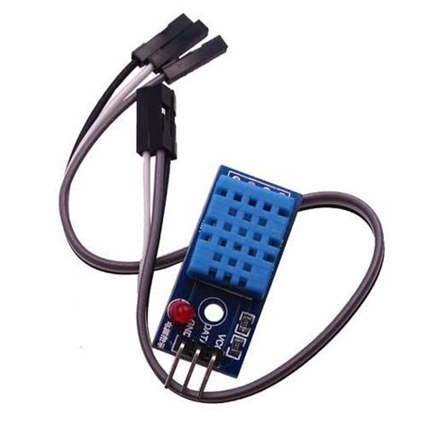 Dht11 Temp And Humidity Sensor Module With Led And Cable Rgrj Aiiot Technologies
