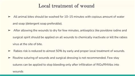 Post Exposure Prophylaxis Rabies Pptx