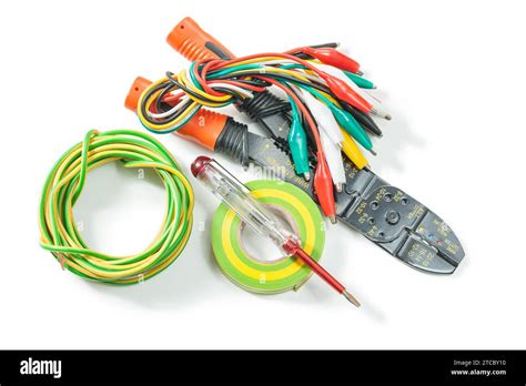 Insulated Cable Detail Cut Out Stock Images And Pictures Alamy