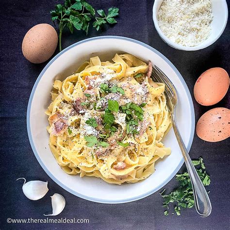 Tagliatelle Carbonara The Windmill Cast Iron Recept Pasta Carbonara