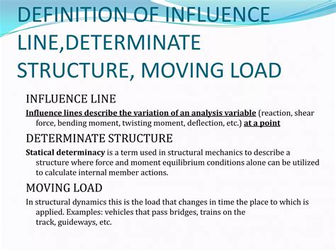 Influence Line Of Reaction For Determinate Structure Determining