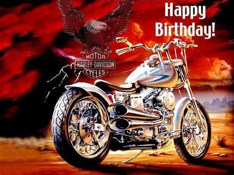 Pin By Nota Pappou On Happy Birthday Happy Birthday Harley Happy Birthday Motorcycle Happy