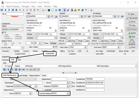 Status Codes TruckMate Online Help