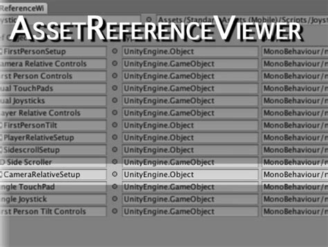 Assetreferenceviewer Utilities Tools Unity Asset Store
