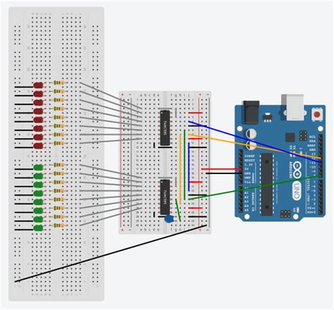 Arduino Uno Multiple Shift Registers 16 Bit Numbers Arduino Stack