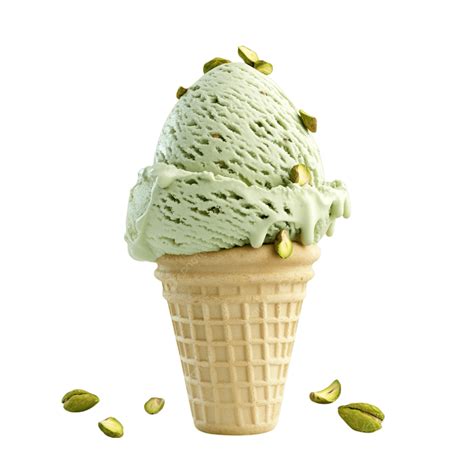 Pistachio Ice Cream Cone