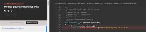 Laravel 55 Method Paginate Does Not Exist Scmgalaxy