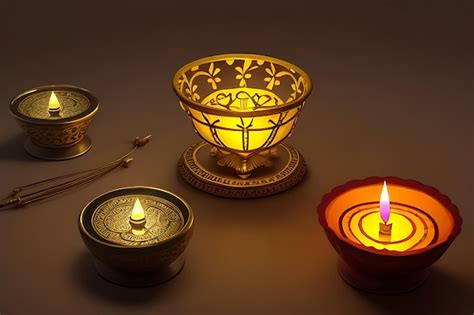 El Resplandor De Diwali Iluminando El Festival De Las Luces Con