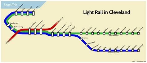 cleveland blue and green lines unexpectedly unique — tram review