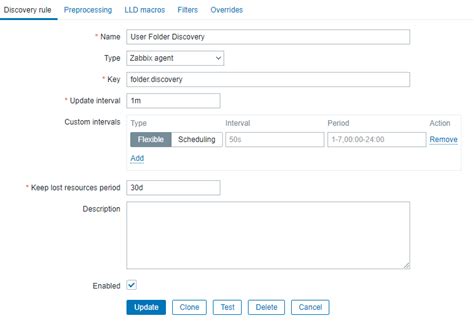 V50 Discovery Rule And Item Prototype To Find And List Folder