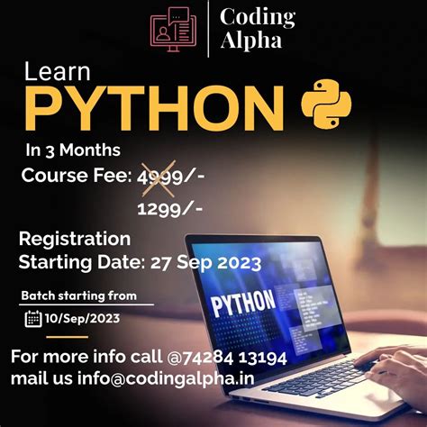 Coding Alpha On Linkedin Codingalpha Pythonskillsforall Weekendlearning