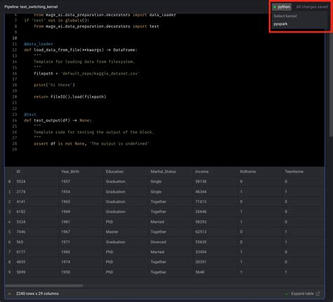Python Kernels Mage Ai
