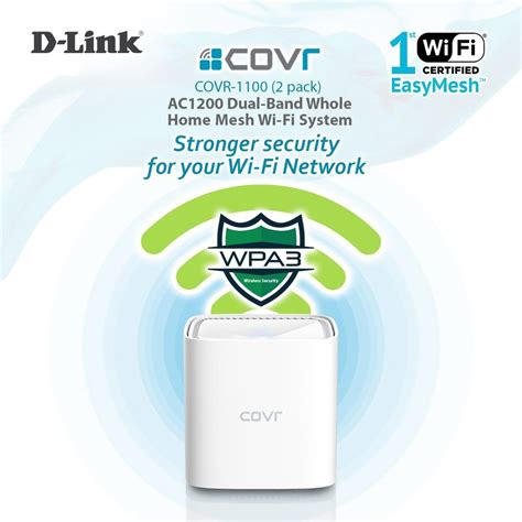 D Link COVR 1100 WiFi Certified EasyMesh AC1200 Gigabit Mesh Wifi Computers Tech Parts