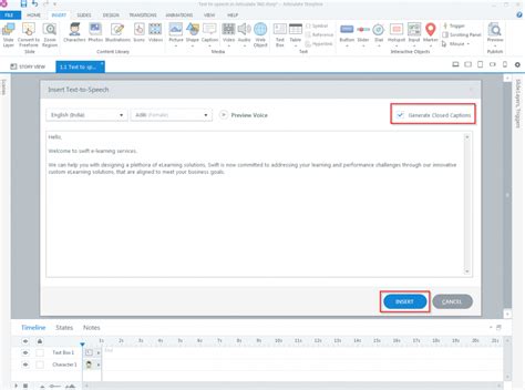 How To Convert Text To Speech Using Articulate Storyline 360