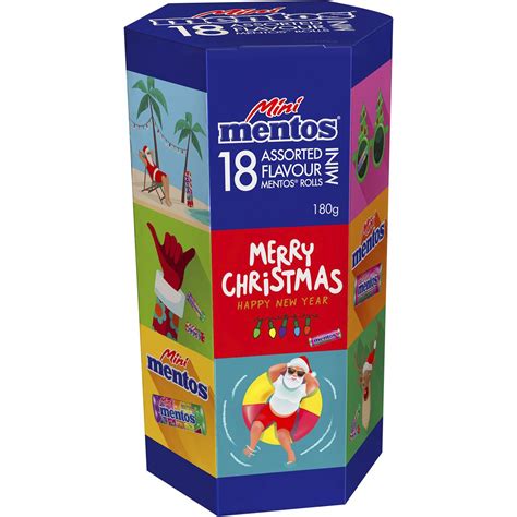 Mini Mentos Merry Christmas 180g Gluten Free Products Of Australia