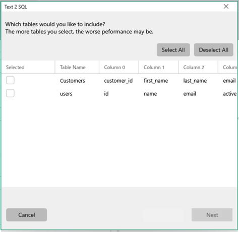 Text2SQLの使い方 Gravio Documentation The Node Computing Platform 1