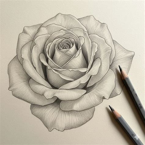 🌹 How To Draw A Beautiful Rose Step By Step Easy Tutorial For