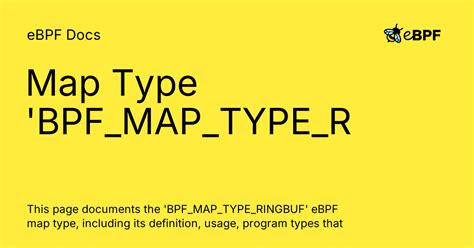 map type bpf map type ringbuf ebpf docs
