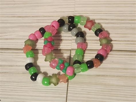 Invader Zim And Gir Inspired Kandi Etsy