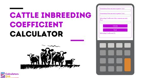 Cattle Inbreeding Coefficient Calculator