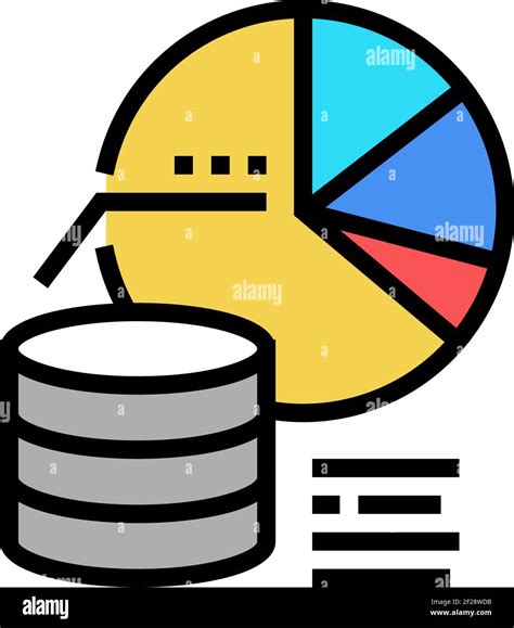Visualization Digital Processing Color Icon Vector Illustration Stock Vector Image And Art Alamy