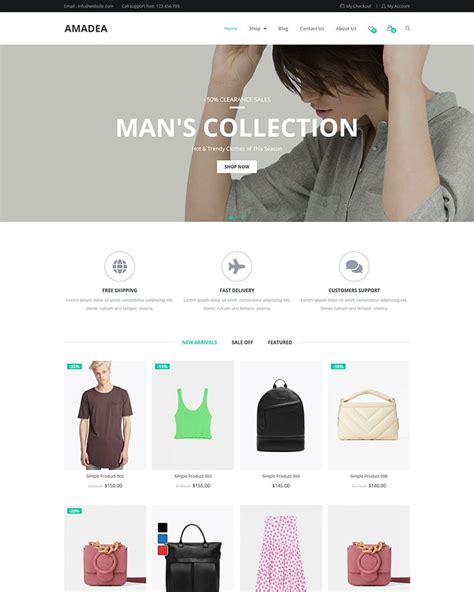 Free Woocommerce Wordpress Theme Woovina
